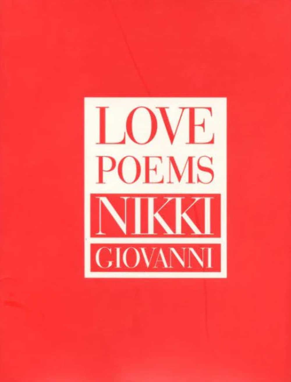 Love Poems by Nikki Giovanni – Frugal Bookstore