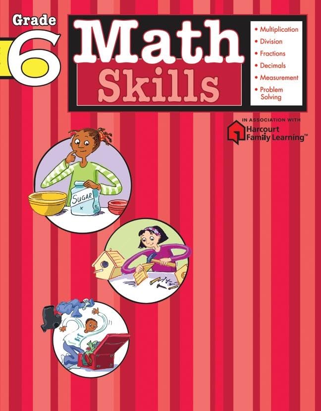Math Skills: Grade 6 (Flash Kids) – Frugal Bookstore